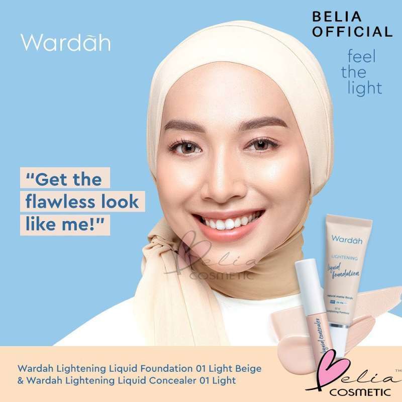 Promo Wardah Lightening Liquid Foundation Bpom Halal - ` Wardah ...