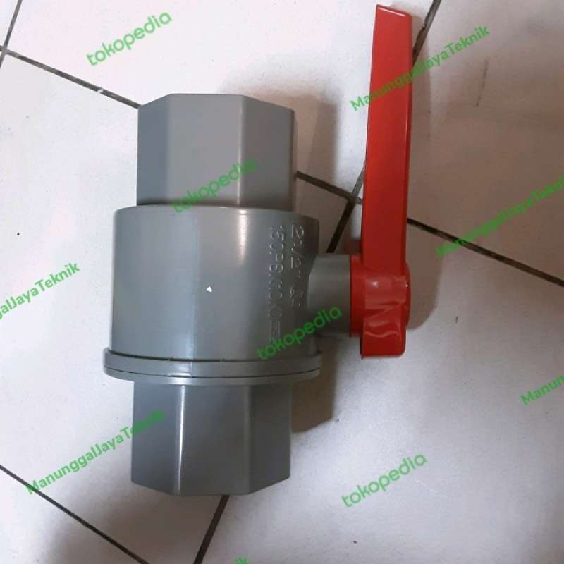 Promo Ball Valve 2 1/2 Inch Pvc Aw Socket Diskon 23% Di Seller Specta ...