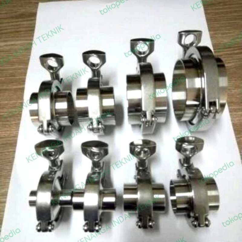 Promo 3/4 Inch Clamp Ferrule Set Sanitary Ss316 Diskon 23% Di Seller ...