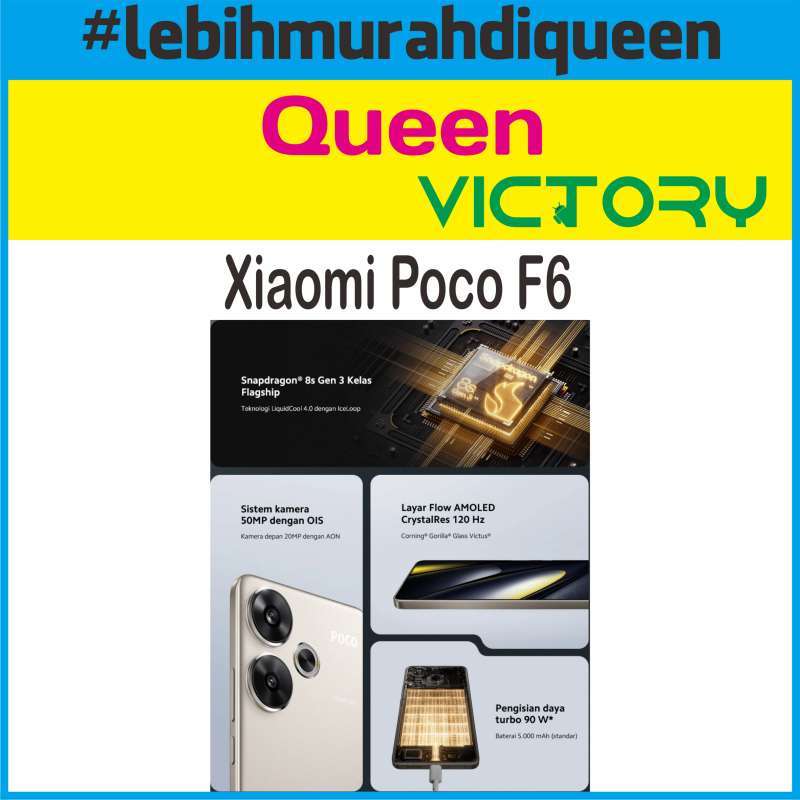 Jual Xiaomi Poco F6 5g 12/512 Garansi Resmi Indonesia Di Seller Queen ...