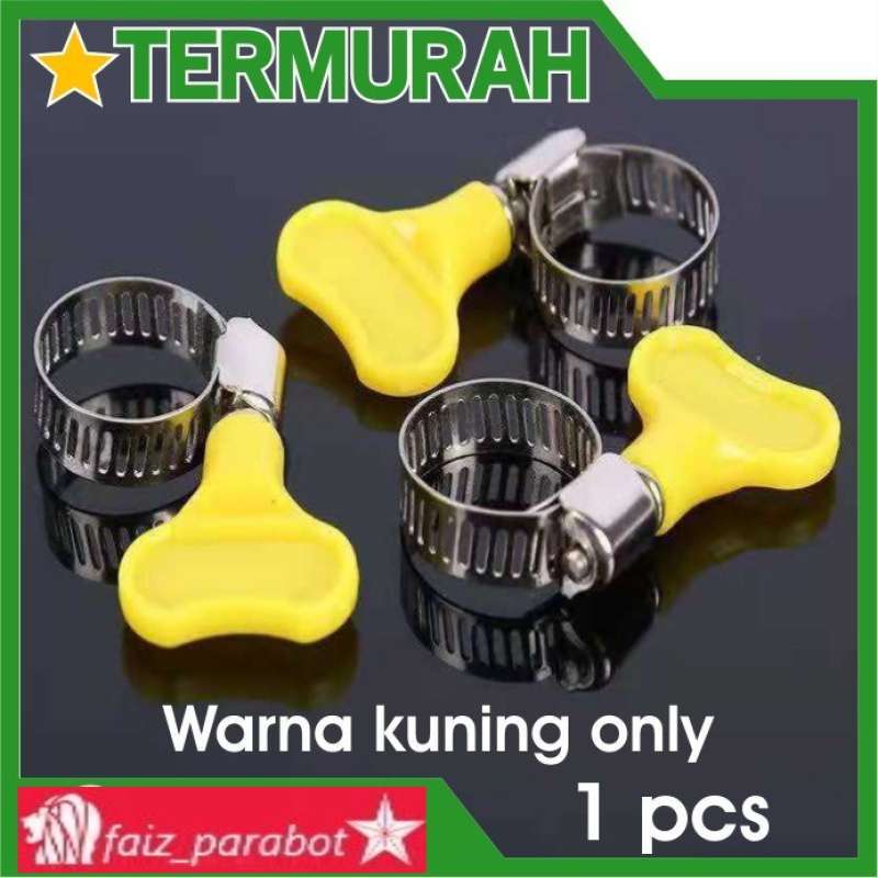 Jual Klem Selang Gas Lpg Air Penguat Kuping Hose Clamp Putar Ring Clam ...