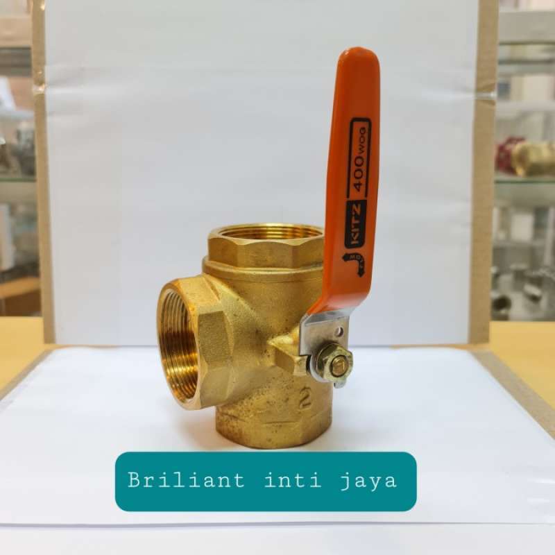 Promo Ball Valve Three Way Kitz 1(inch) 3 Way Kitz Diskon 23% Di Seller ...