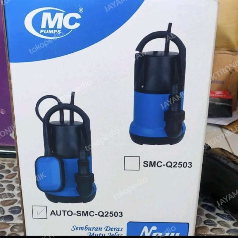 Promo Pompa Celup Kolam Otomatis 125 Watt Mc Pump Smc-q2503 Pompa Air ...