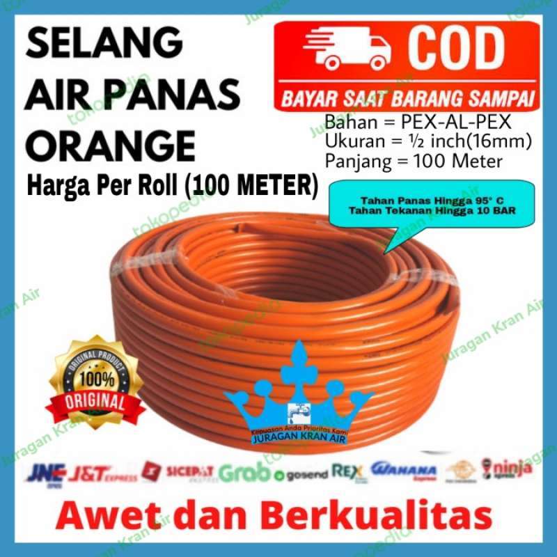 Promo Pipa Air Panas Dingin Selang Orange Westpex Rifeng 1/2 Water ...