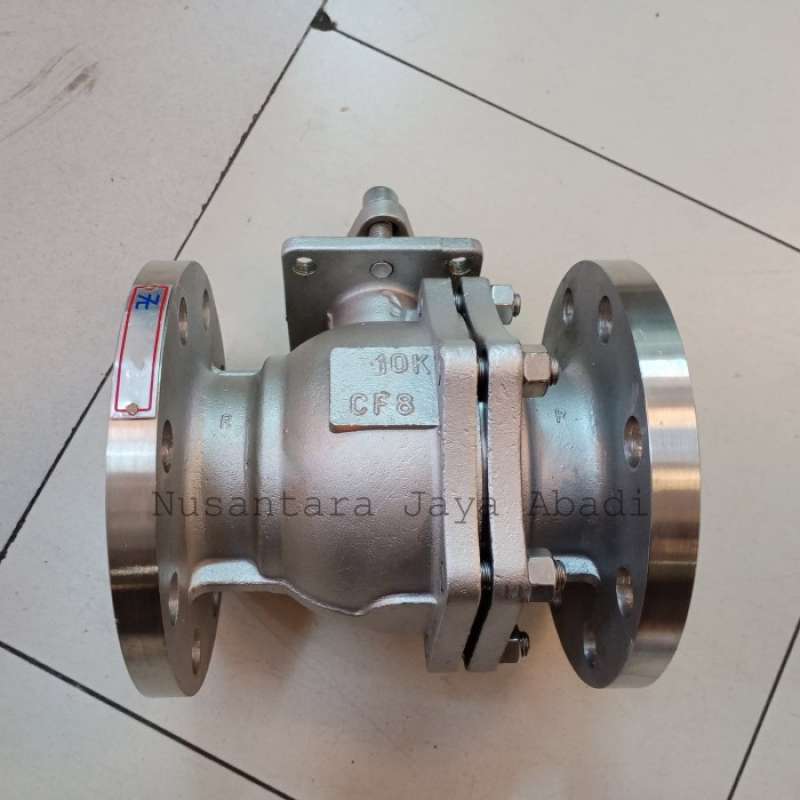 Promo Ball Valve Stainless 304 Flange Jis 10k 1 1/2 Inchi Dn 40 Diskon 23% Di Seller Specta ...