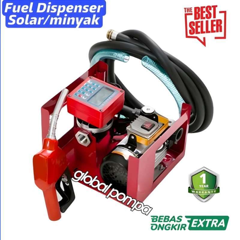 Promo Pompa Transfer Bbm Pompa Isi Solar Flow Meter Digital Ac 220v ...