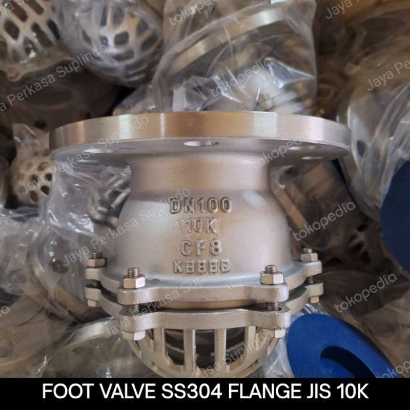 Promo Foot Valve Ss 304 Flange Jis 10k Size 4 Inchi Diskon 23% Di ...