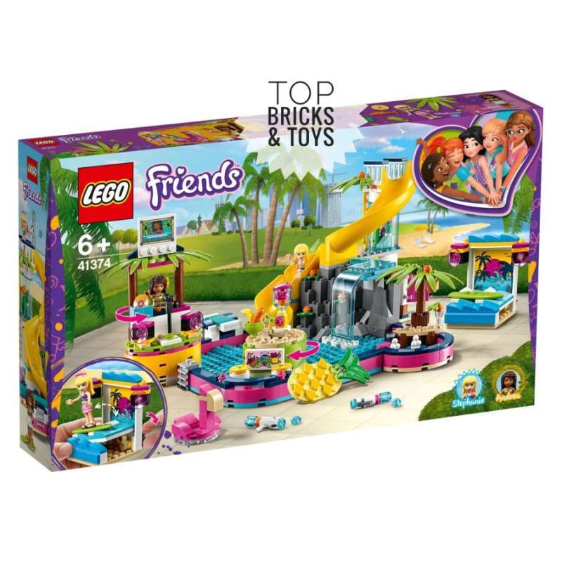 Jual Lego Friends, Andrea's Pool Party (41374) Di Seller Top Bricks ...