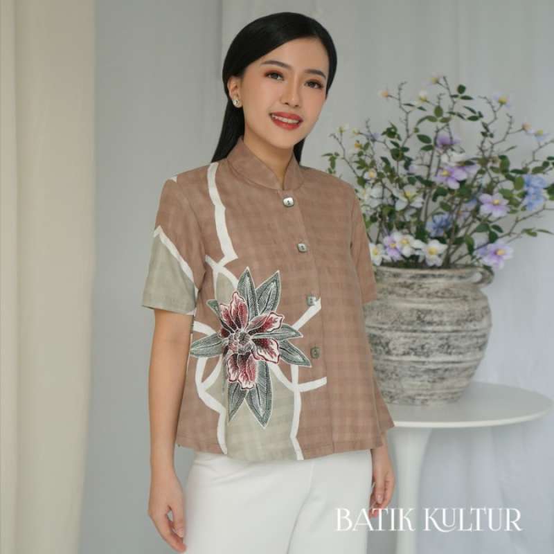 Jual Batik Kultur Set - Bqt & Dlds - Blooming Flowers In The Sky Light ...