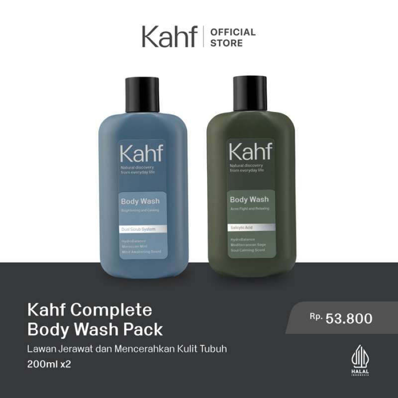 Jual Kahf Complete Body Wash Pack 200 Ml X 2 Pcs Di Seller Pro-id ...