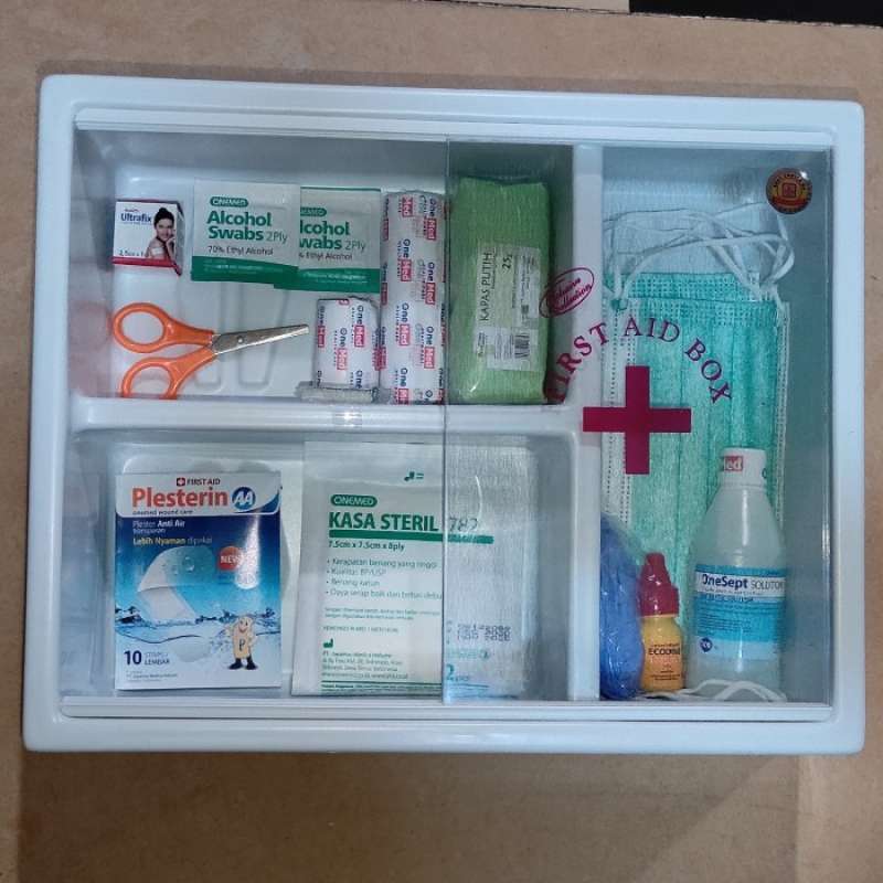 Promo Kotak Obat P3k Dinding Besar Dan Isi Lengkap New - Kotak Nya Saja ...