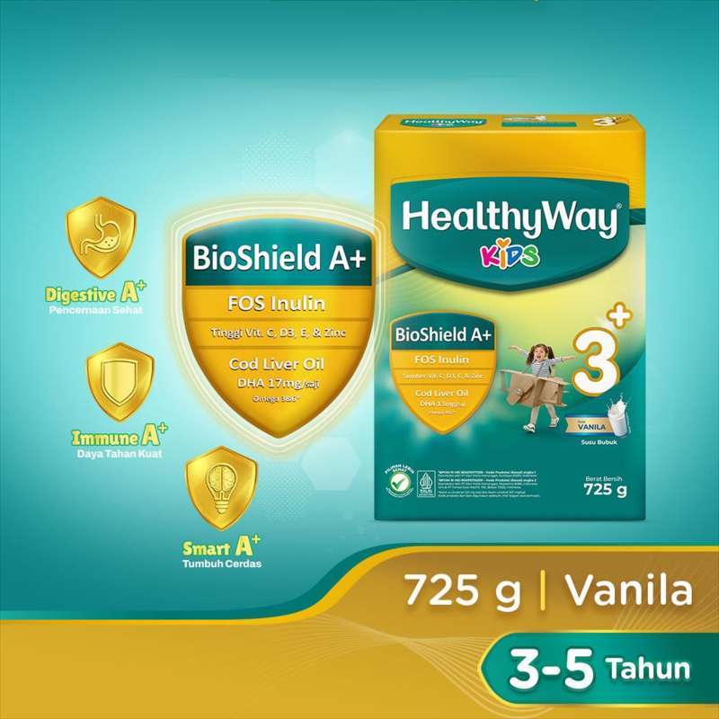 Jual Healthyway Kids 3+ Susu Pertumbuhan Anak 725 G Di Seller Bayininja - Kalideres, Kota ...