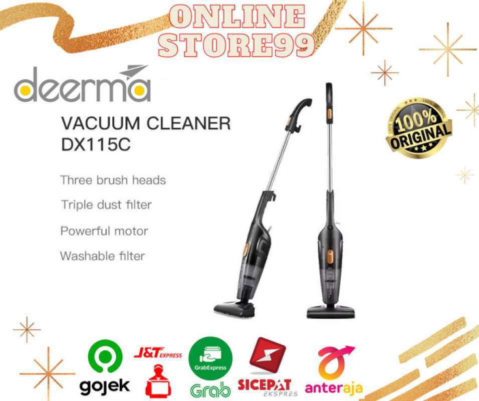 Promo Deerma Dx115c Portable Vacuum Cleaner Diskon 23% Di Seller ...