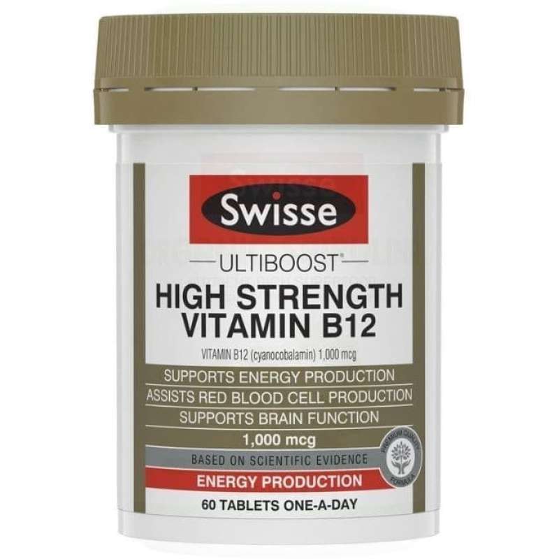 Promo Swisse Vitamin B12 60 Tablets Diskon 33% Di Seller Aninda Store ...
