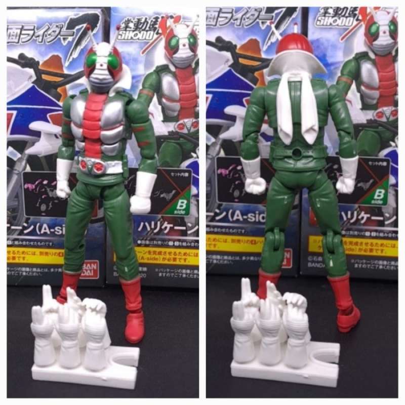 Promo Shodo X Kamen Rider Showa V3 Hurricane Bike Bandai - V3 New Misb - V3 New+bike New Diskon ...