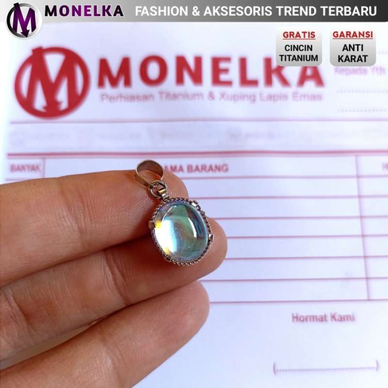 Jual Liontin Batu Kalimaya Permata Bandul Kalung Pria Wanita Di Seller ...