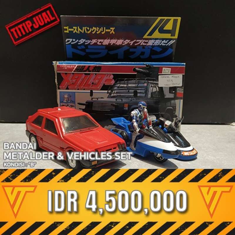 Promo Metalder & Vehicles Set By Bandai Diskon 10% Di Seller Azmi_stor3 ...