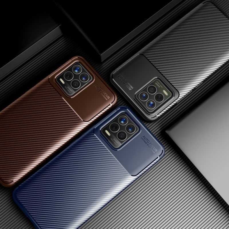 Promo Case Realme 8 | 8 Pro Rugged Armor Silicone Carbon Soft Casing ...