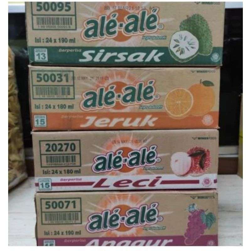 Jual Ale-ale 1 Dus Isi 24 Pcs Khusus Instant Di Seller Numnum Jaya ...
