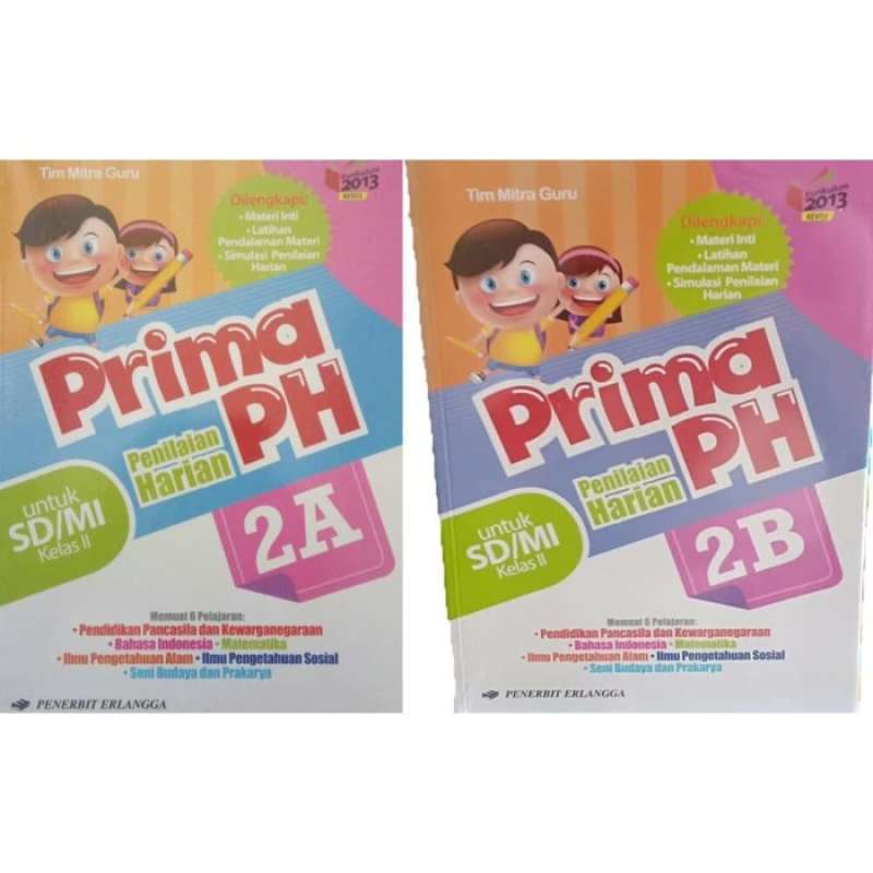 Promo Paket Buku Prima Ph Kelas 2a&2b K13n Tim Mitra Guru Erlangga ...