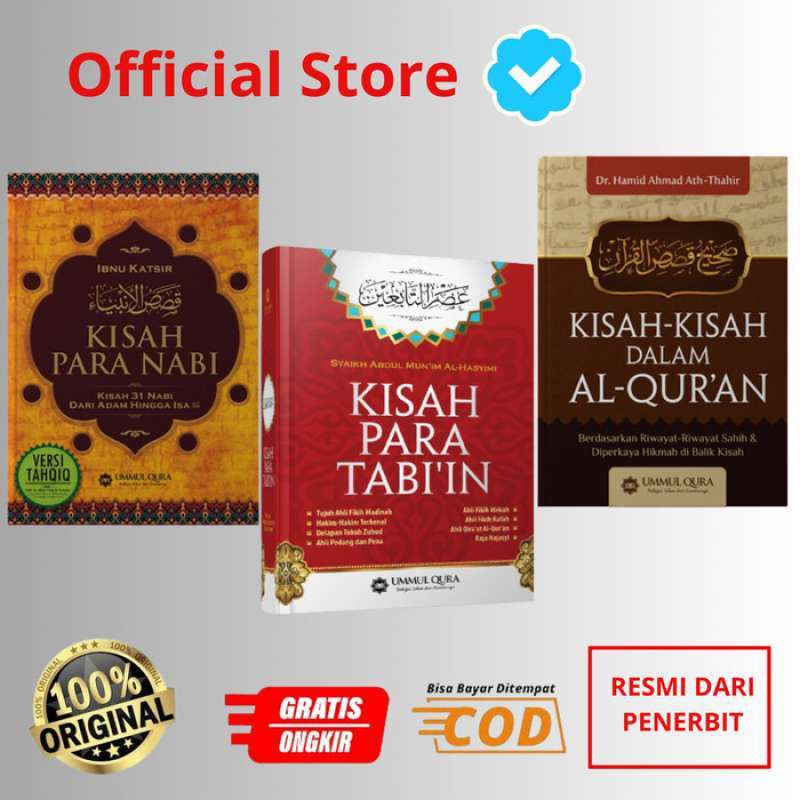 Promo Buku Kisah Kisah Orang Mulia 3 Jilid (nabi, Tabiin, Dalam Al-quran) Diskon 23% Di Seller ...