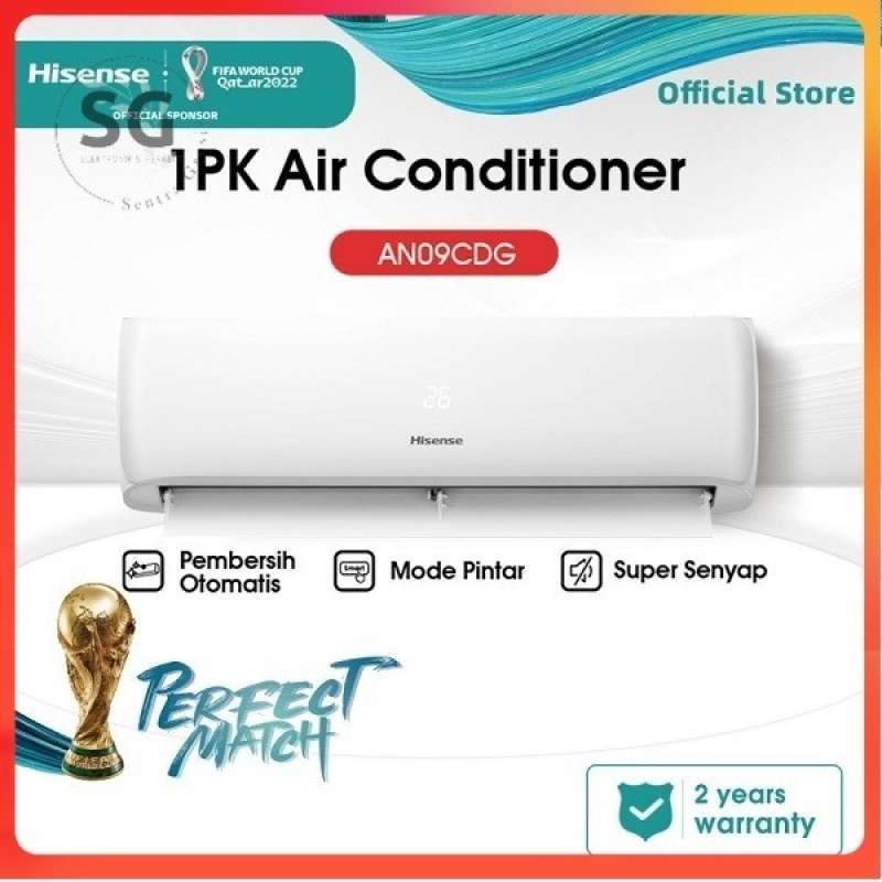 Jual Hisense Ac Split Standart 1 Pk An09cdg Indoor+outdoor Ac Hisense ...