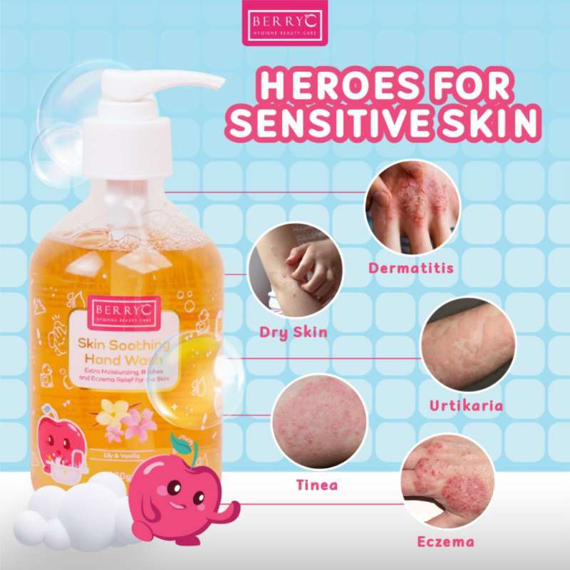 Jual Berryc Skin Soothing Hand Wash 330gr / Handwash Sabun Cuci Tangan ...
