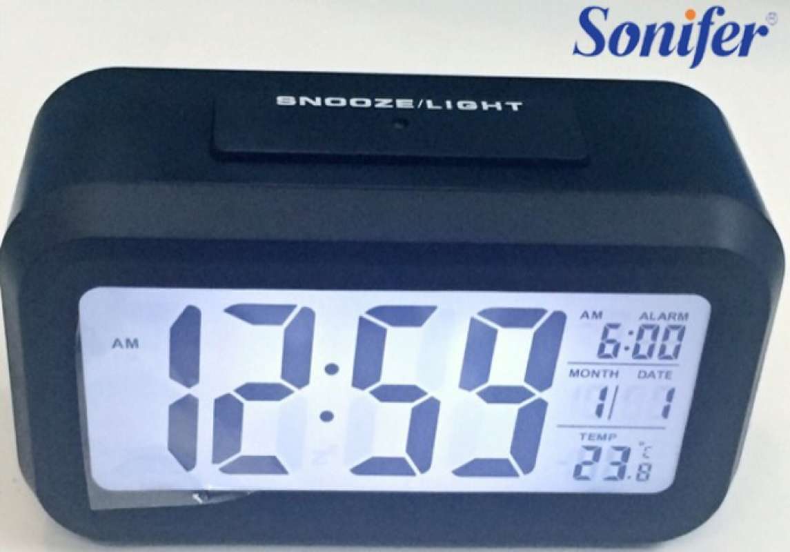 Jual Jam Meja Digital / Digital Alarm Clock Pakai Baterai Garansi ...