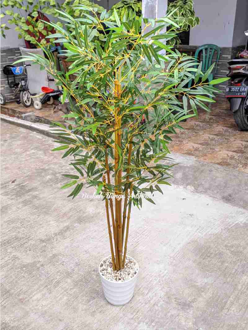 Jual Pohon Bambu Artificial 1.5m Bambu Hias Plastik Pohon Sudut Bambu ...