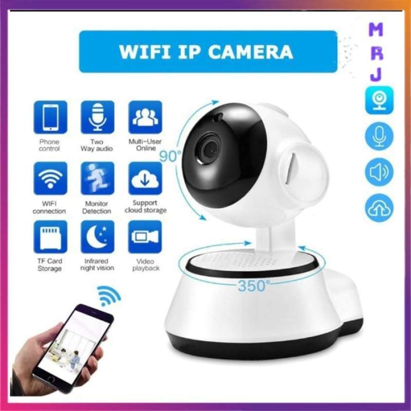 Promo Mrj Ip Camera Wifi Cctv V380pro Smart Wifi Kamera Cctv Hd1080p Q6 ...