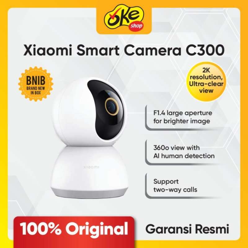 Promo Xiaomi Smart Camera C300 2k Diskon 23% Di Seller Guinevere Store - Kebon Kacang, Kota ...