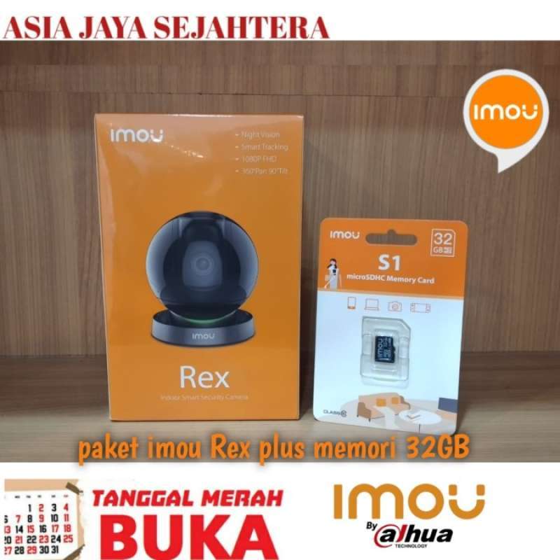 Promo Imou Rex 1080p Paket Memori 32gb Imou / Lengkap Siap Pasang ...