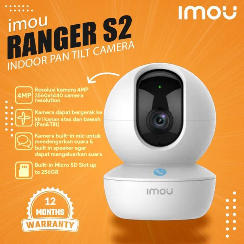 Promo Cctv Wifi Imou Ranger S2 4mp Ipc A43ep Pan Tilt Indoor Smart ...