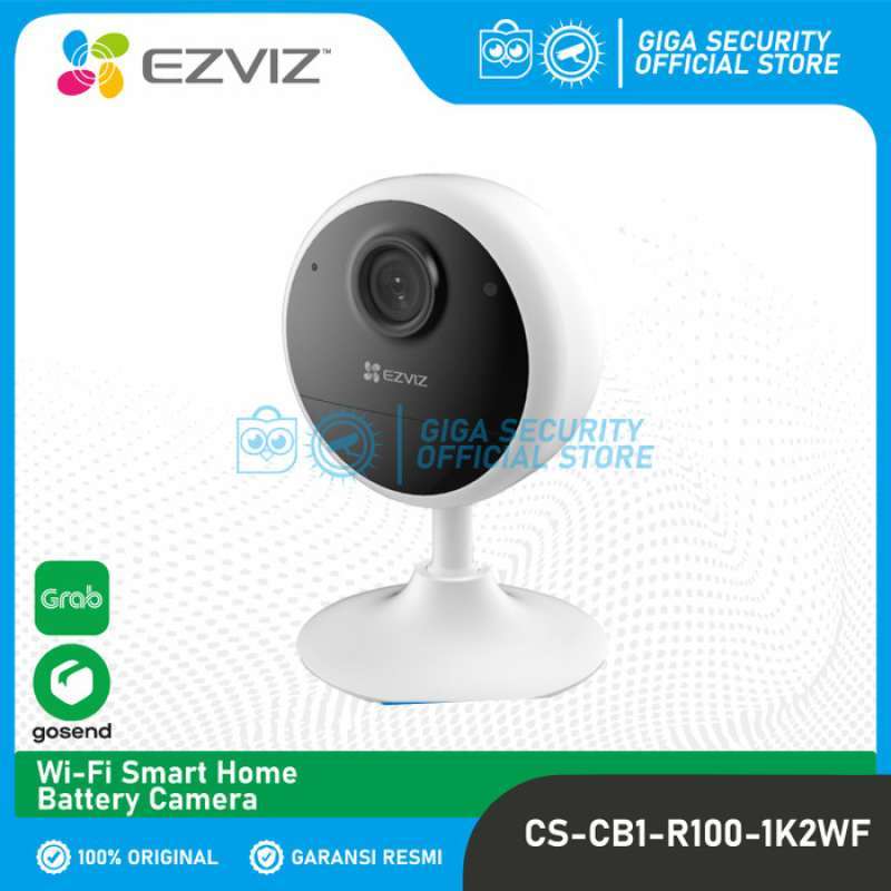Promo Ezviz Cb1 Cb-1 Smart Home Wifi Battery Ip Camera Cctv Indoor Type ...