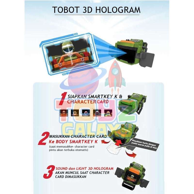 Promo [limited] Young Toys Tobot Smartkey K Mainan Anak [original ...
