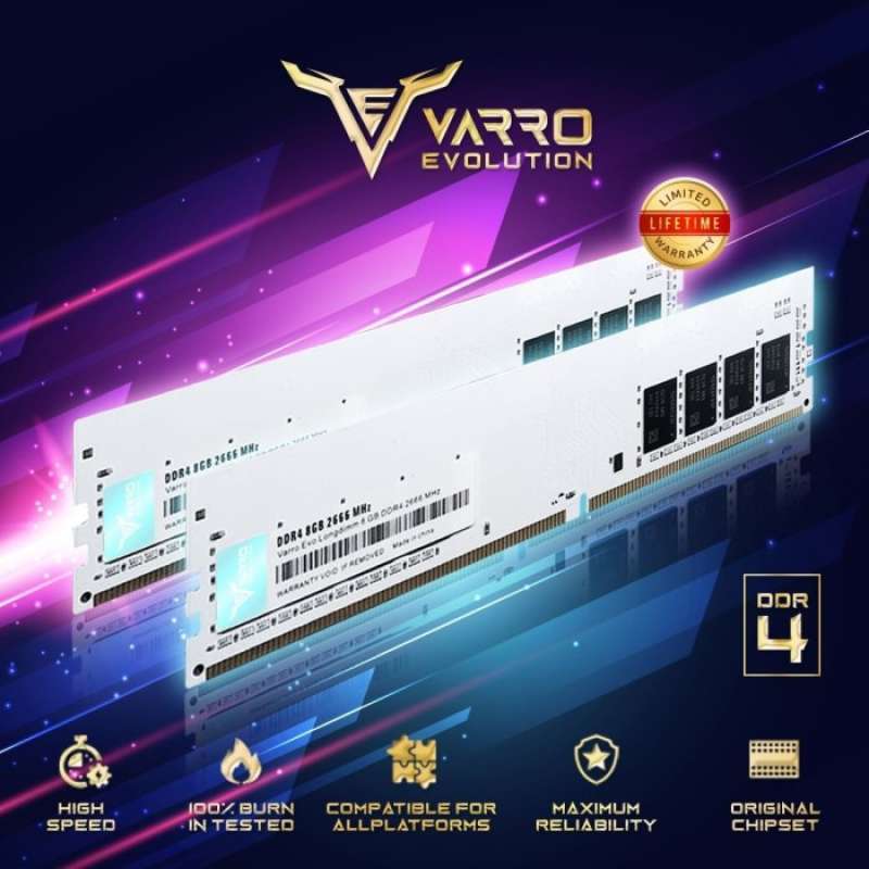 Promo Ram Varro Evolution Ddr4 8gb Pc4-21300 2666mhz Dimm Longdimm ...