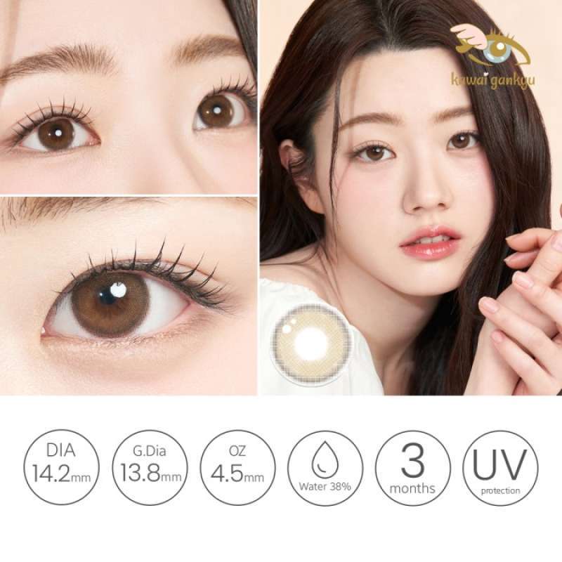 Jual Kawaigankyu Softlens - Clearie Tear Drop Plus Brown (1pc/sebelah Mata) - -6.00 (1pc) Di ...