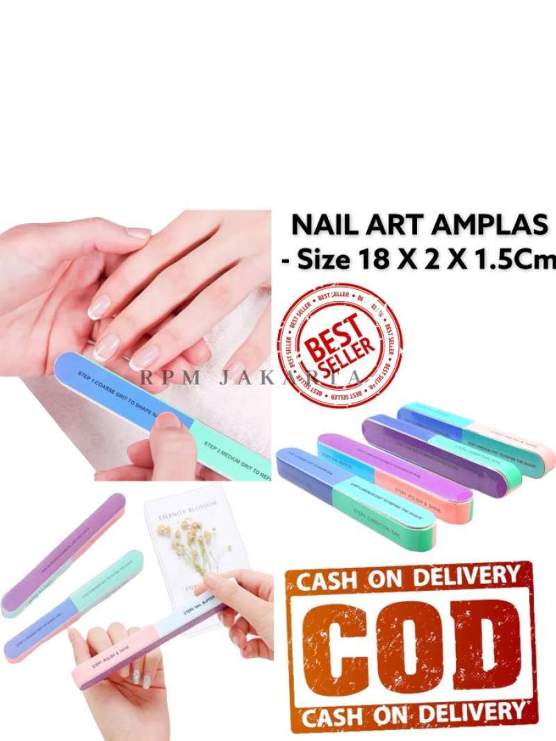 Jual Nail Art Amplas Kuku 7 Sisi / Alat Pengikis Kuku Pendicure Di ...