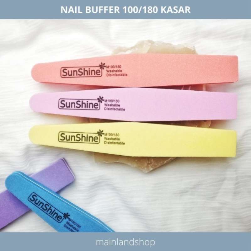Jual Nail Buffer Sunshine 100 180 Sponge File / Amplas Kuku Pengkilap ...