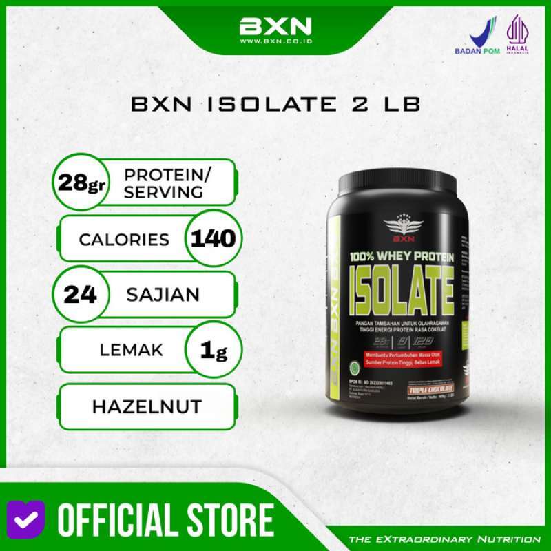 Promo Bxn Whey Protein Isolate 2lb Susu Diet Rendah Lemak Tinggi ...