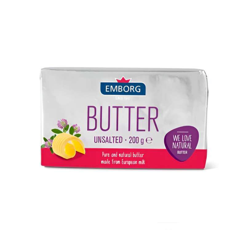 Jual Emborg Butter Unsalted 200gr Di Seller Ranch Market Flagship Store ...
