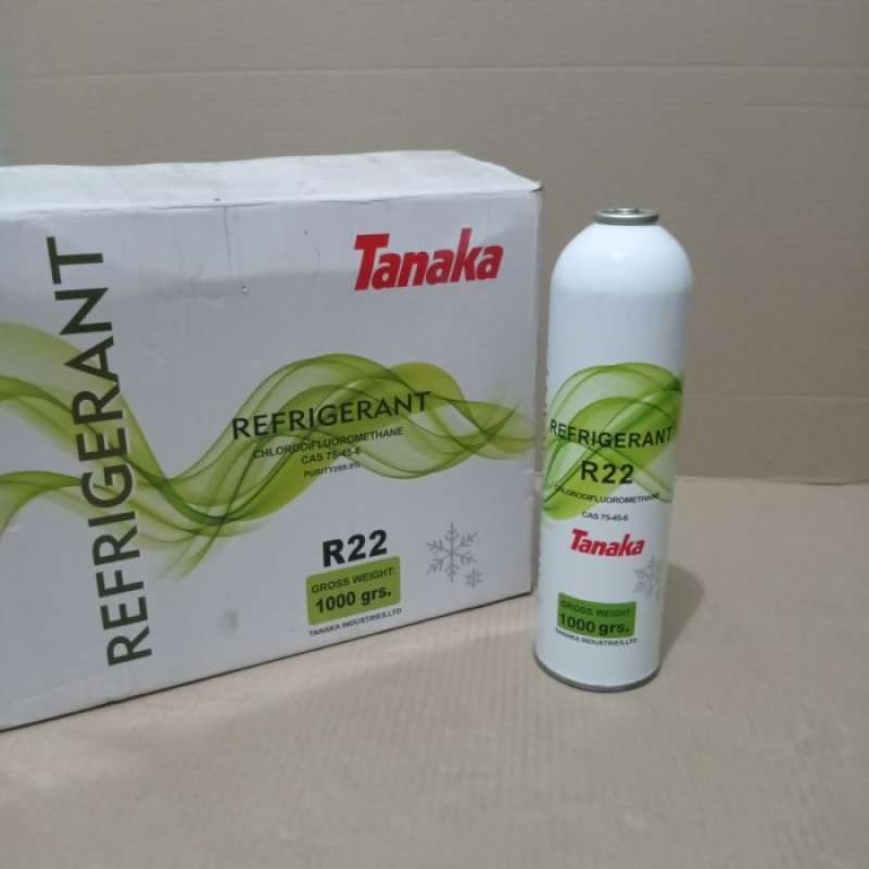 Promo Freon Refrigerant R22 1kg Merk Tanaka Diskon 23% Di Seller Djaya ...