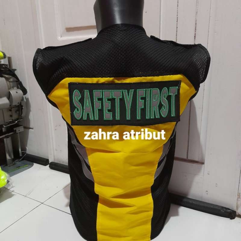 Promo Rompi Safety Vest Kerja Lapangan - Kuning, S Diskon 23% Di Seller ...