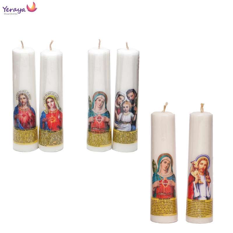 Jual Lilin Gambar Rohani Altar Kecil Isi 2 ( Uk. 20 X 5cm ) Lilin Altar ... Jual Lilin Gambar Rohani Altar Kecil Isi 2 ( Uk. 20 X 5cm ) Lilin Altar ...