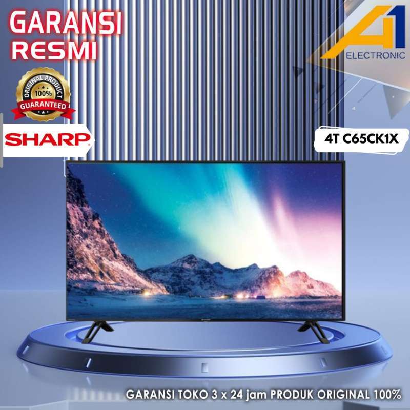 Jual Led Tv Sharp 4t C65ck1x / 4tc65ck1x Smart Android Tv Uhd 4k 65 Inch Di Seller A1 Electronic ...