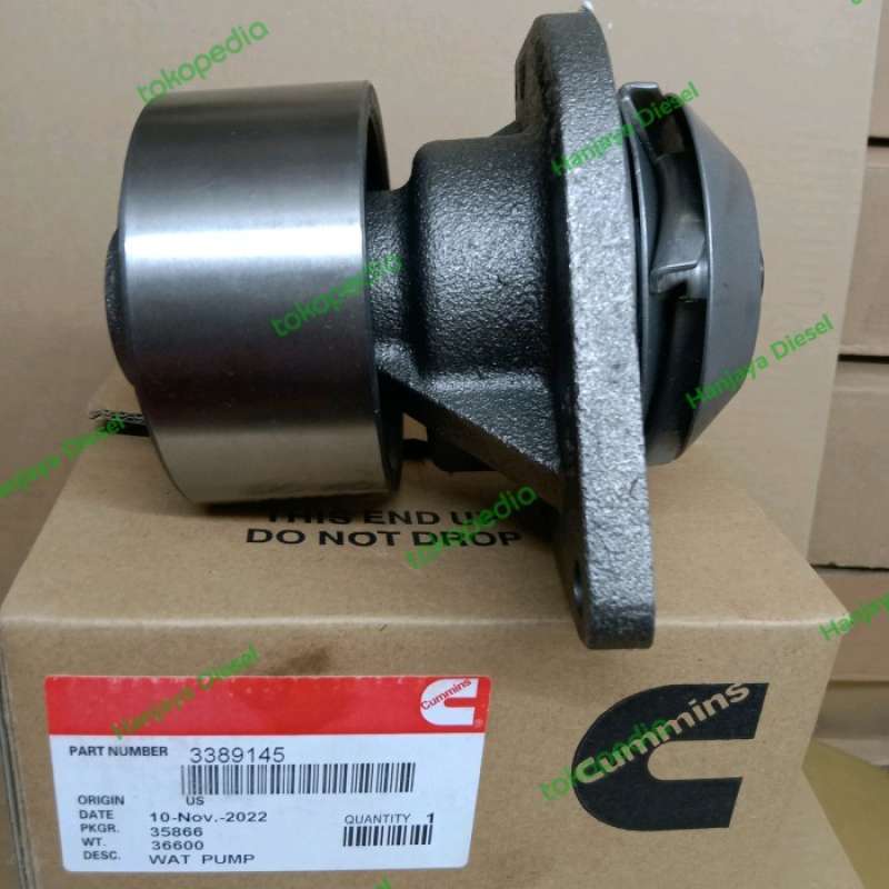 Promo Water Pump Komatsu Pc200-7 6d102 4bt 6bt Cummins 3389145 Oem ...