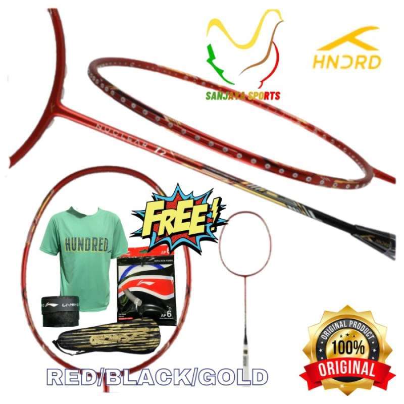 Promo Raket Bulutangkis Badminton Hundred Raket Nuclear 72 Original ...