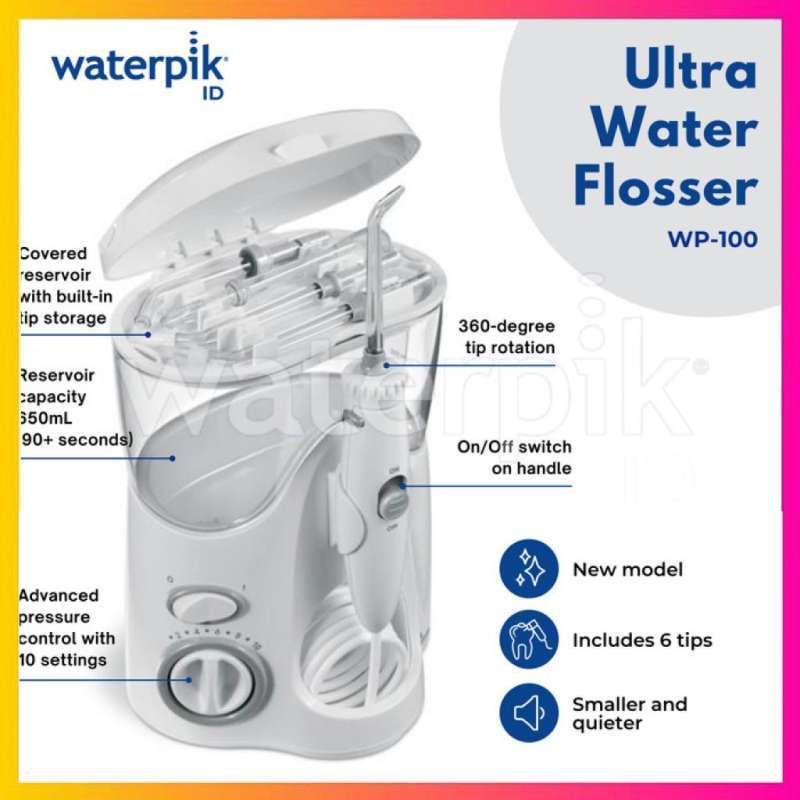 Jual Waterpik Ultra Water Flosser Wp-100 Alat Dental Semprot Pembersih ...