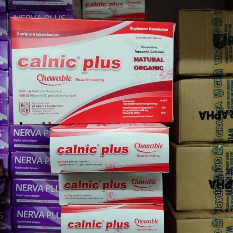 Promo Calnic Plus Tablet Kunyah / Chewable Isi 30 Tablet Diskon 33% Di ...