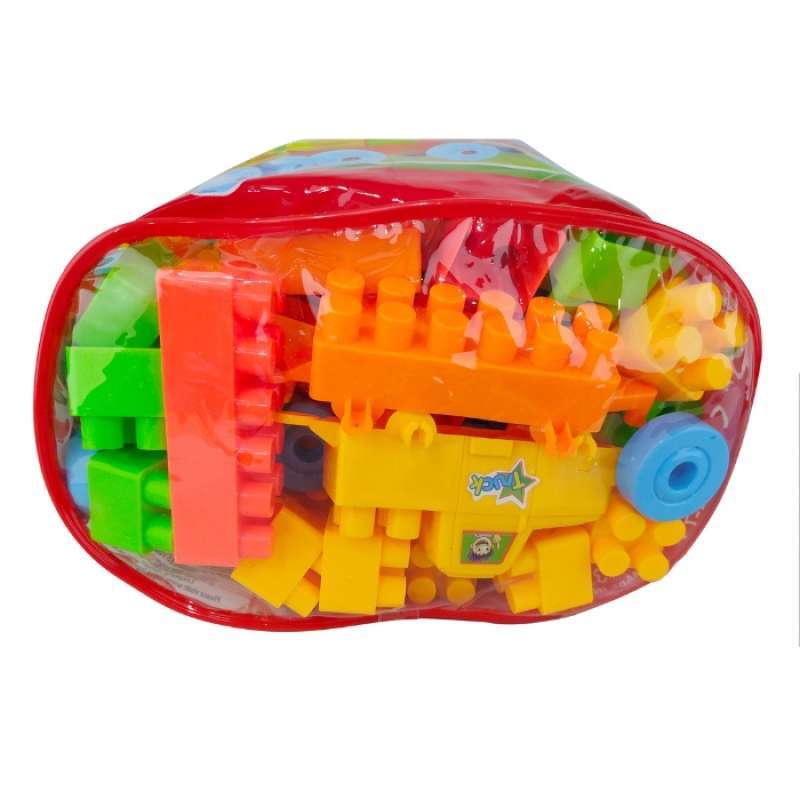 Promo Toys Kingdom Bricks Kingdom Set 180 Pcs Blocks Tas - Merah Kids ...